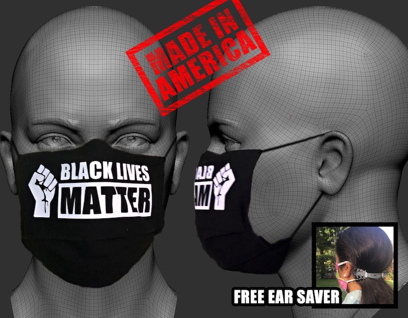 Black Lives Matter / BLM Face Masks / | Etsy