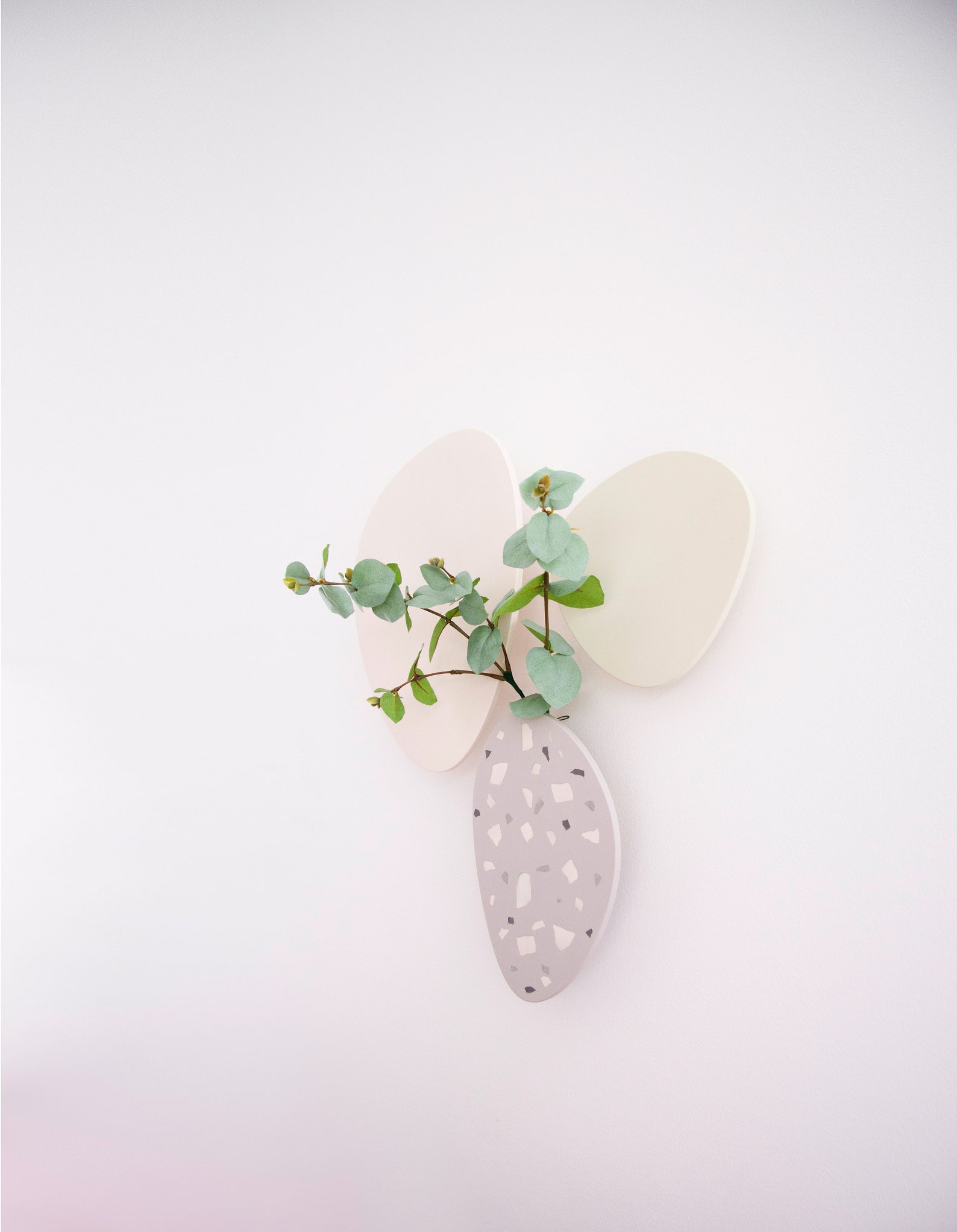 Pebble Shape Customisable Arrangement Wall Vase/sculpture Set - Etsy