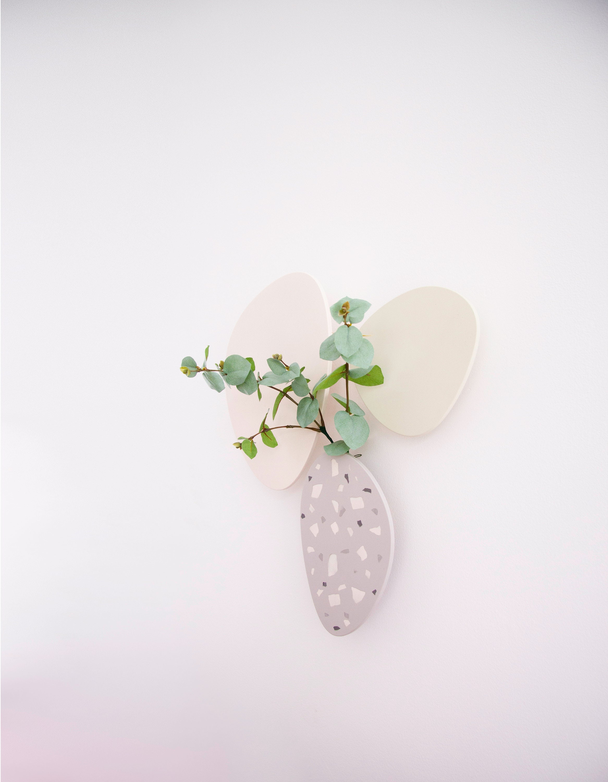 Pebble Shape Customisable Arrangement Wall Vase/sculpture Set - Etsy