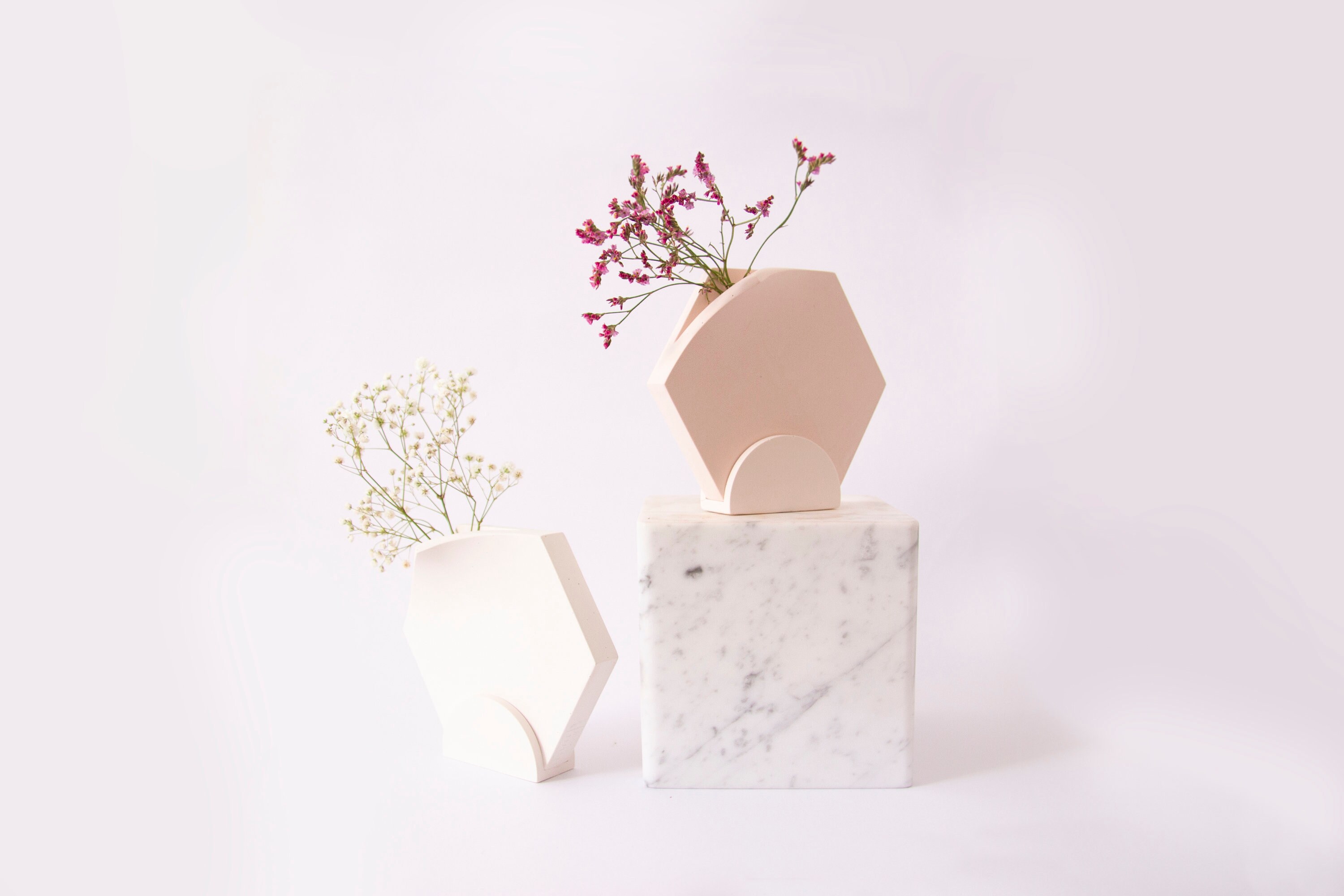 Hexagonal Table-top Vase Single Piece by Extra&ordinary Design - Etsy