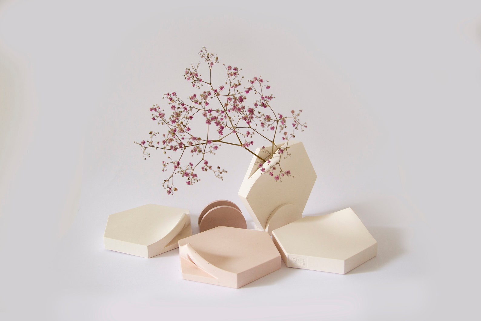 Hexagonal Table-top Vase Single Piece by Extra&ordinary Design - Etsy