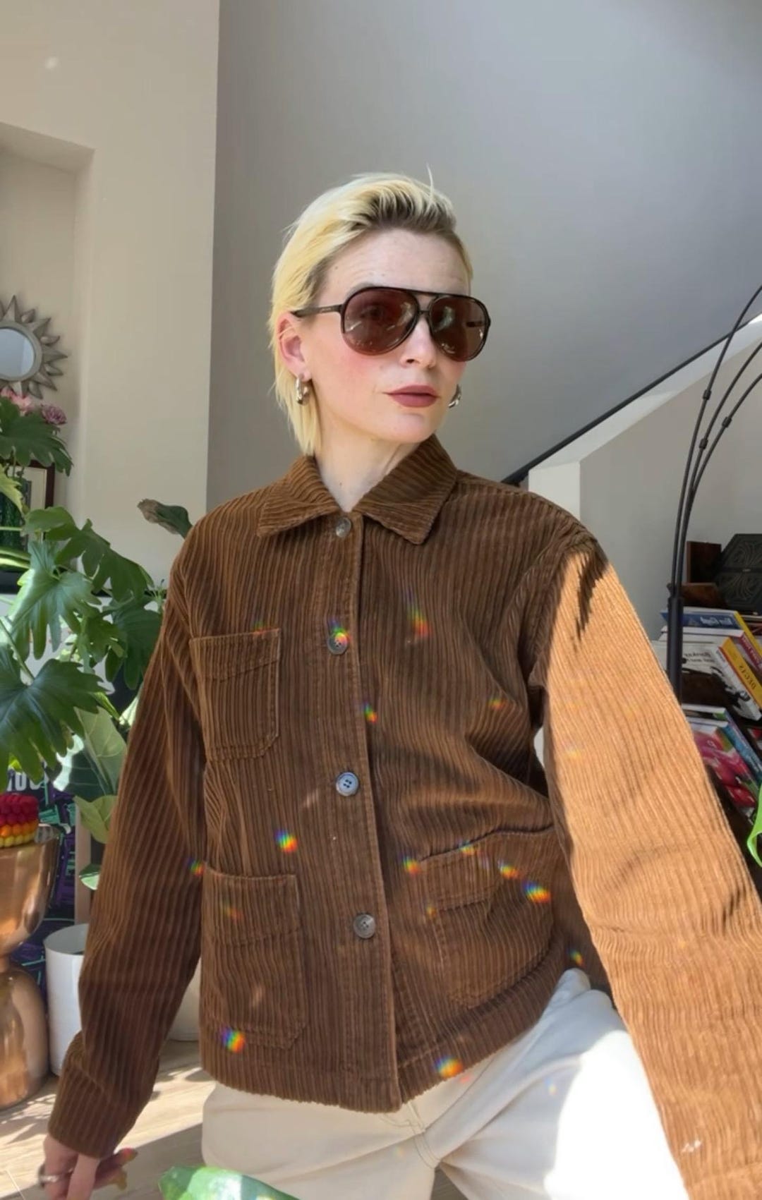 VTG 80s/90s Brown Corduroy Boxy Jacket - Etsy