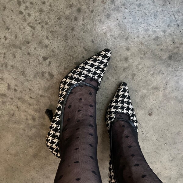 Houndstooth Shoes - Etsy