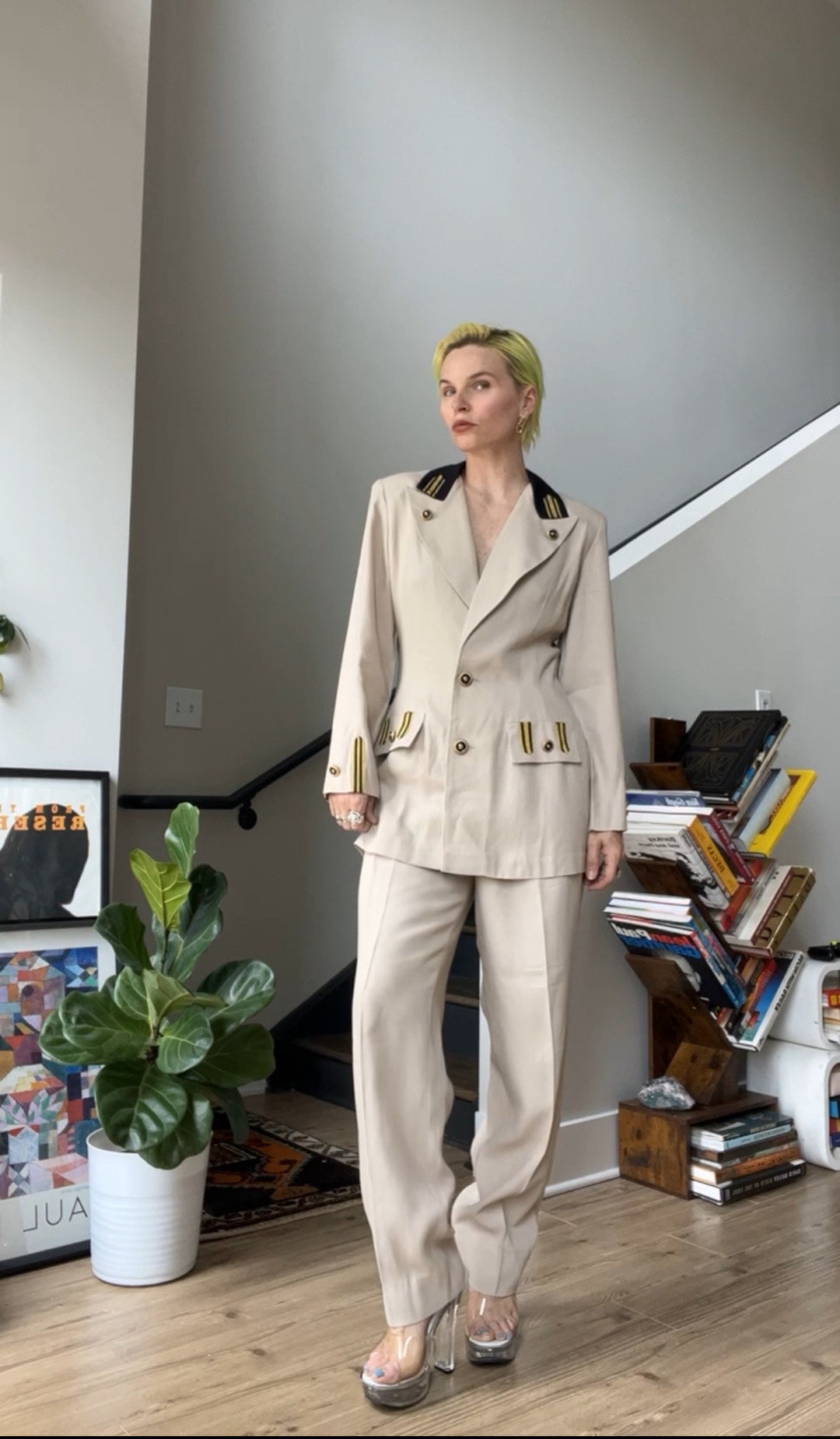 VTG 90s Lee Magram Nautical Suit Set - Etsy