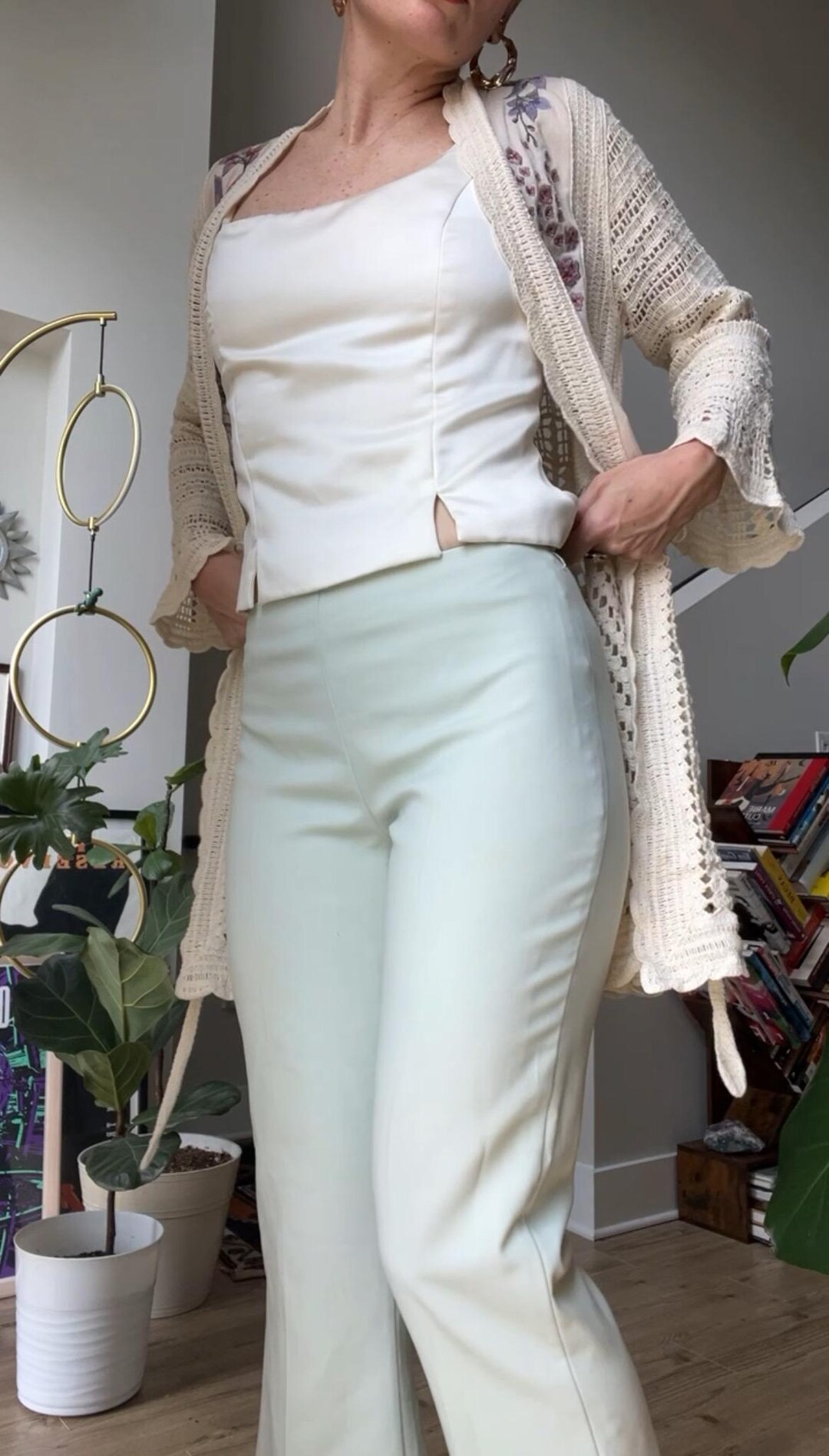 VTG 90s Mint Green Bebe Pants - Etsy
