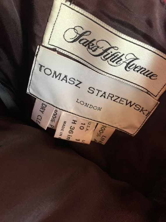 80s Tomasz Starzewski Color Block Silk Mini - Gem