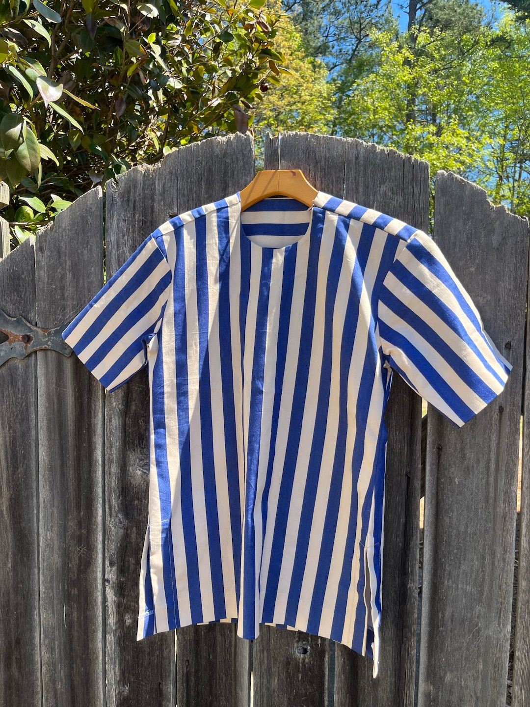 70s Nautical Stripe Tunic - Etsy