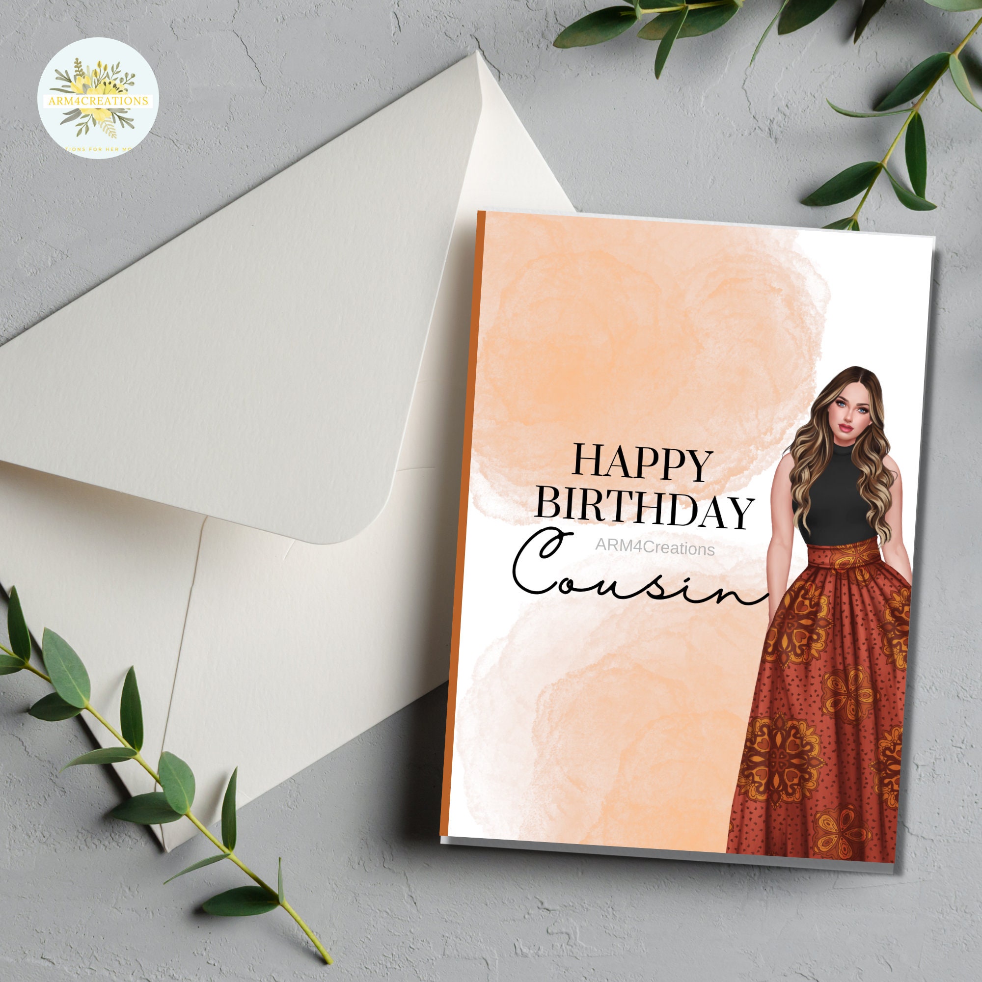 Birthday Card for Cousin Printable Card From Cousin Best Cousin Cousin ...