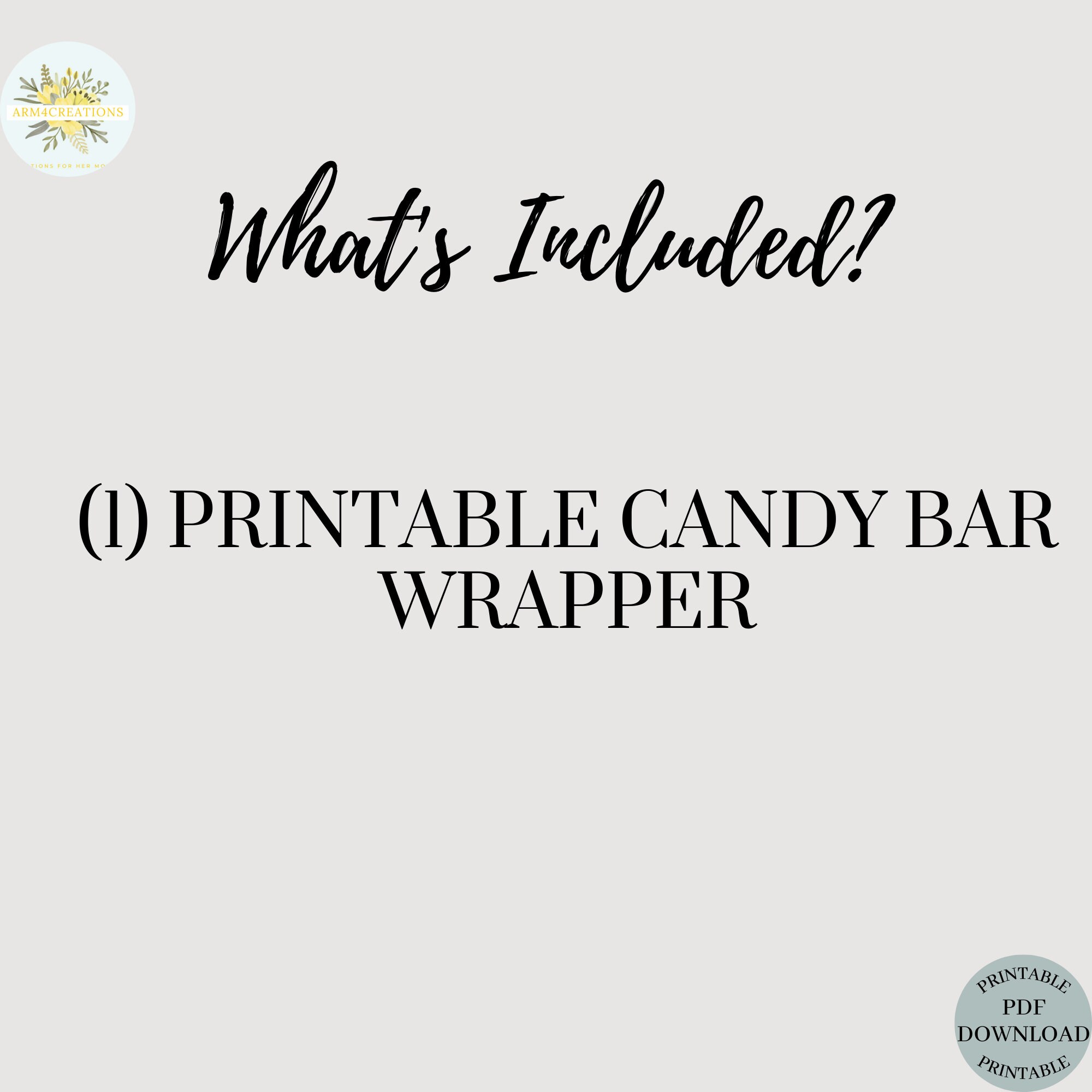 Fall Candy Bar Wrapper, Chocolate Wrapper Printable, Pumpkin Chocolate ...