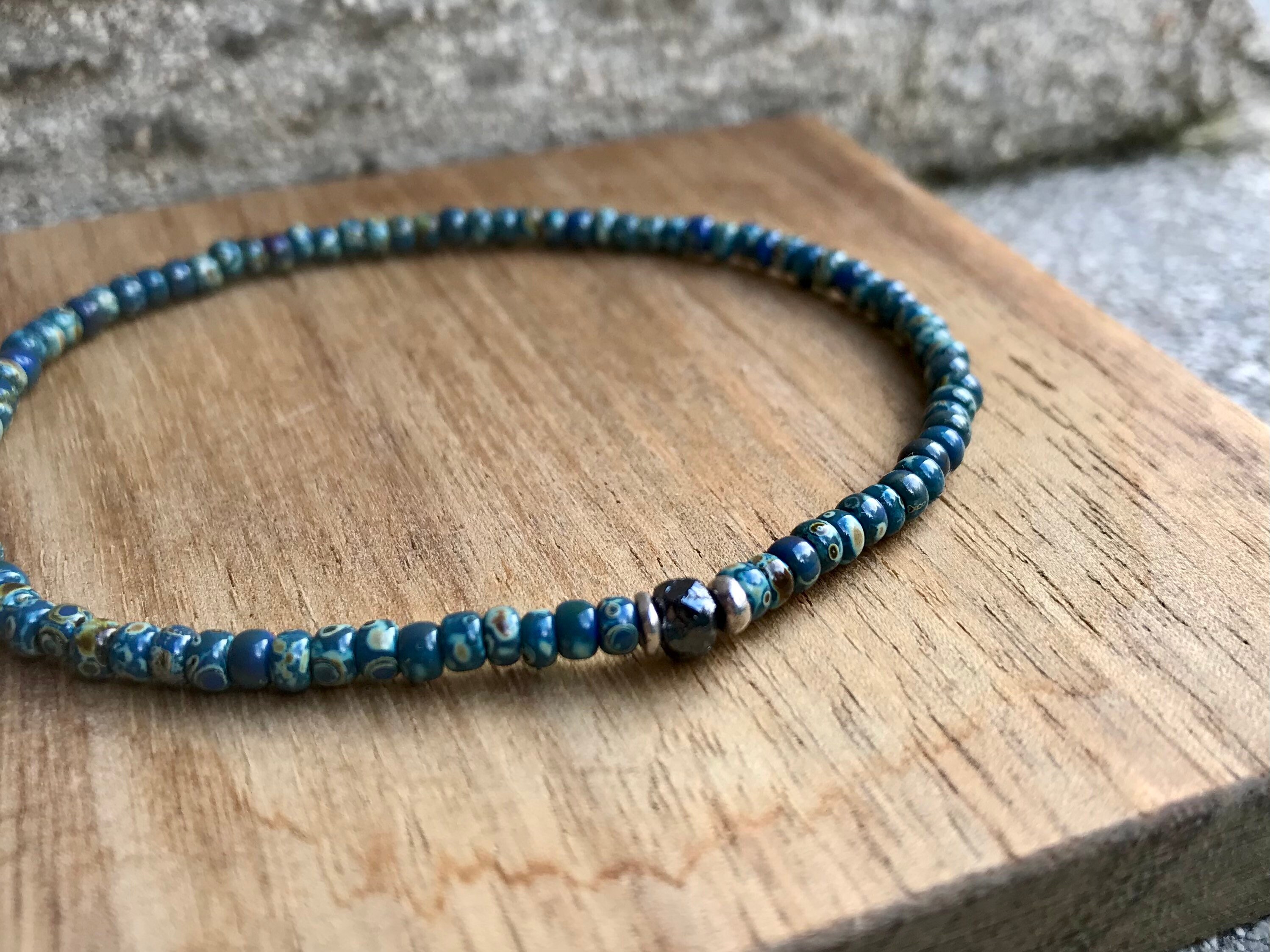 Raw Natural Black Diamond Bracelet Men/ AAA Quality Rare Uncut | Etsy