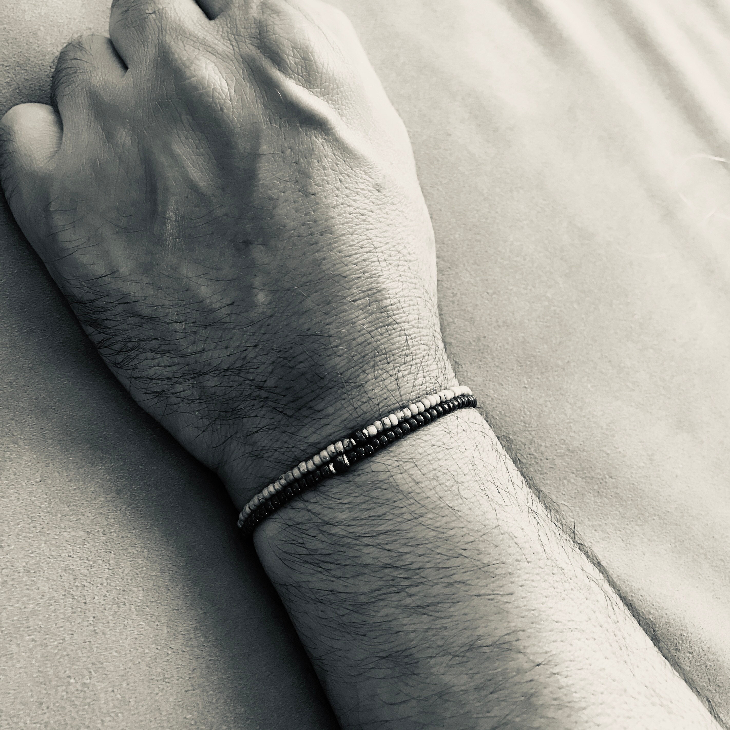 Raw Natural Black Diamond Bracelet Men/ AAA Quality Rare Uncut | Etsy