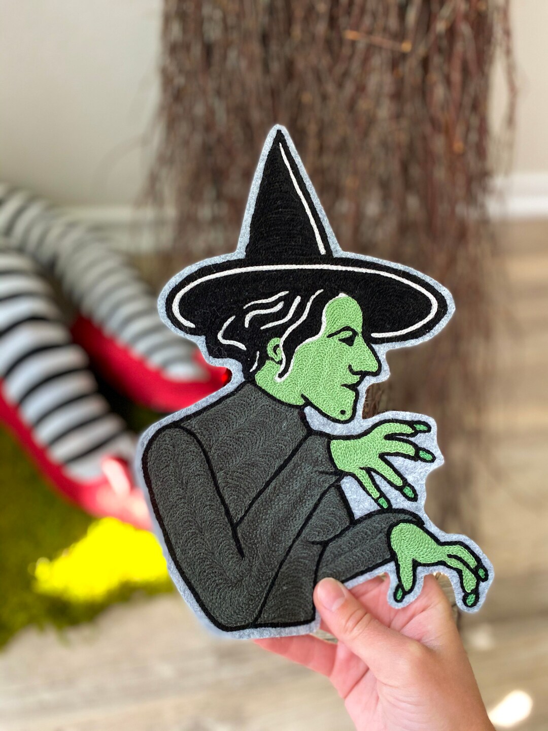 Wicked Witch of the West Chainstitch Embroidered Iron on Patch - Etsy