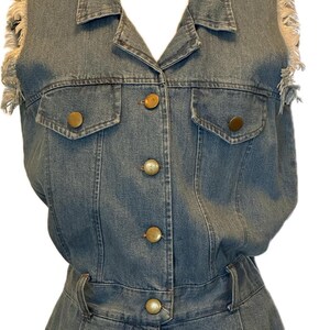 Denim Romper Daisy Duke Style - Etsy