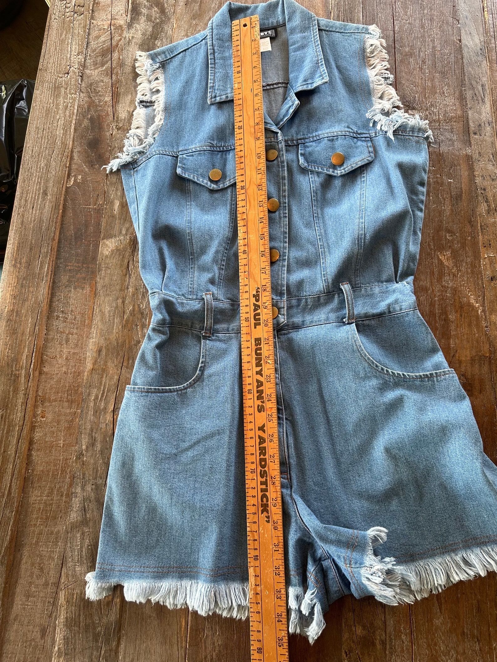 Denim Romper Daisy Duke Style - Etsy