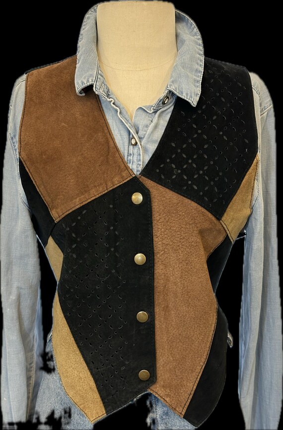 patchwork leather - Gem