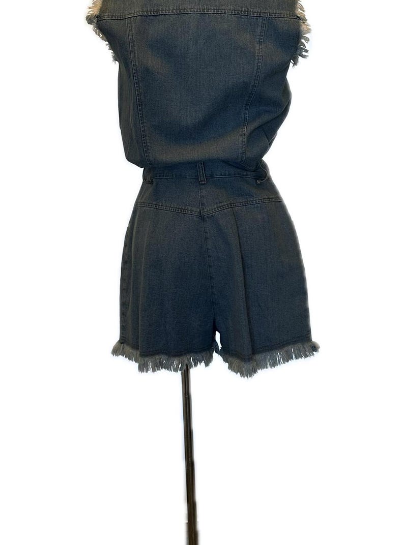 Denim Romper Daisy Duke Style - Etsy