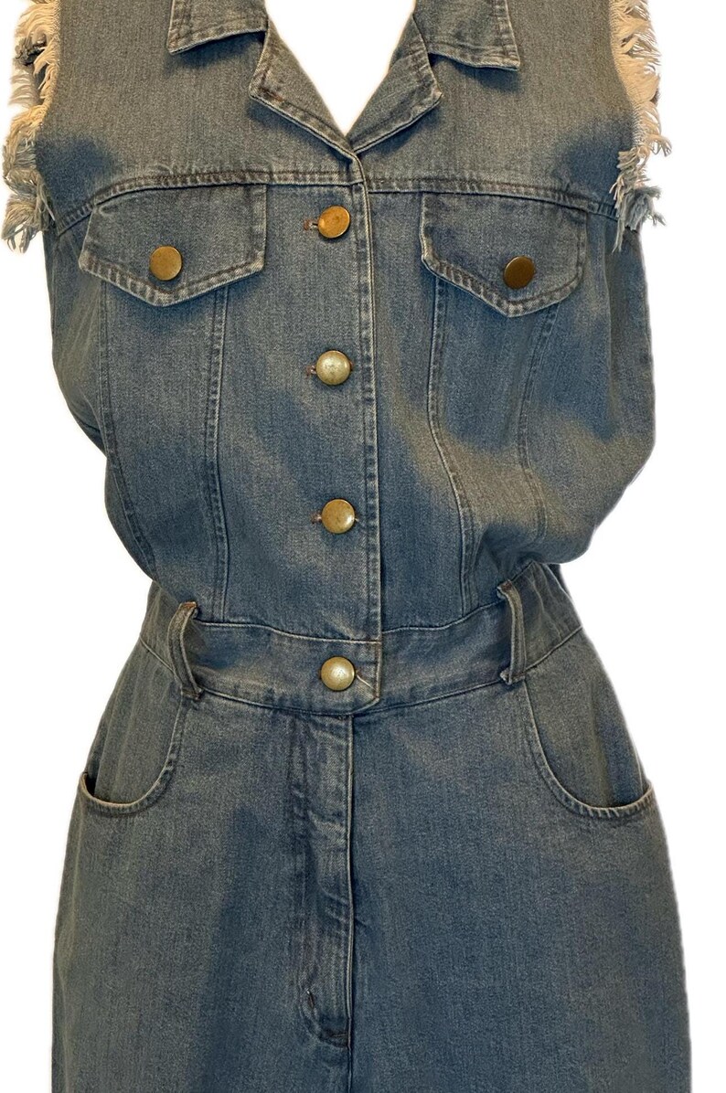 Denim Romper Daisy Duke Style - Etsy