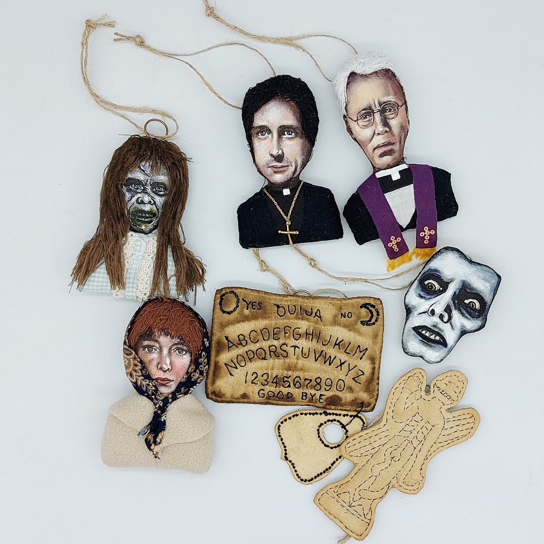 Theexorcist, Horror Movie Christmas Tree Ornament Hand Painted and ...