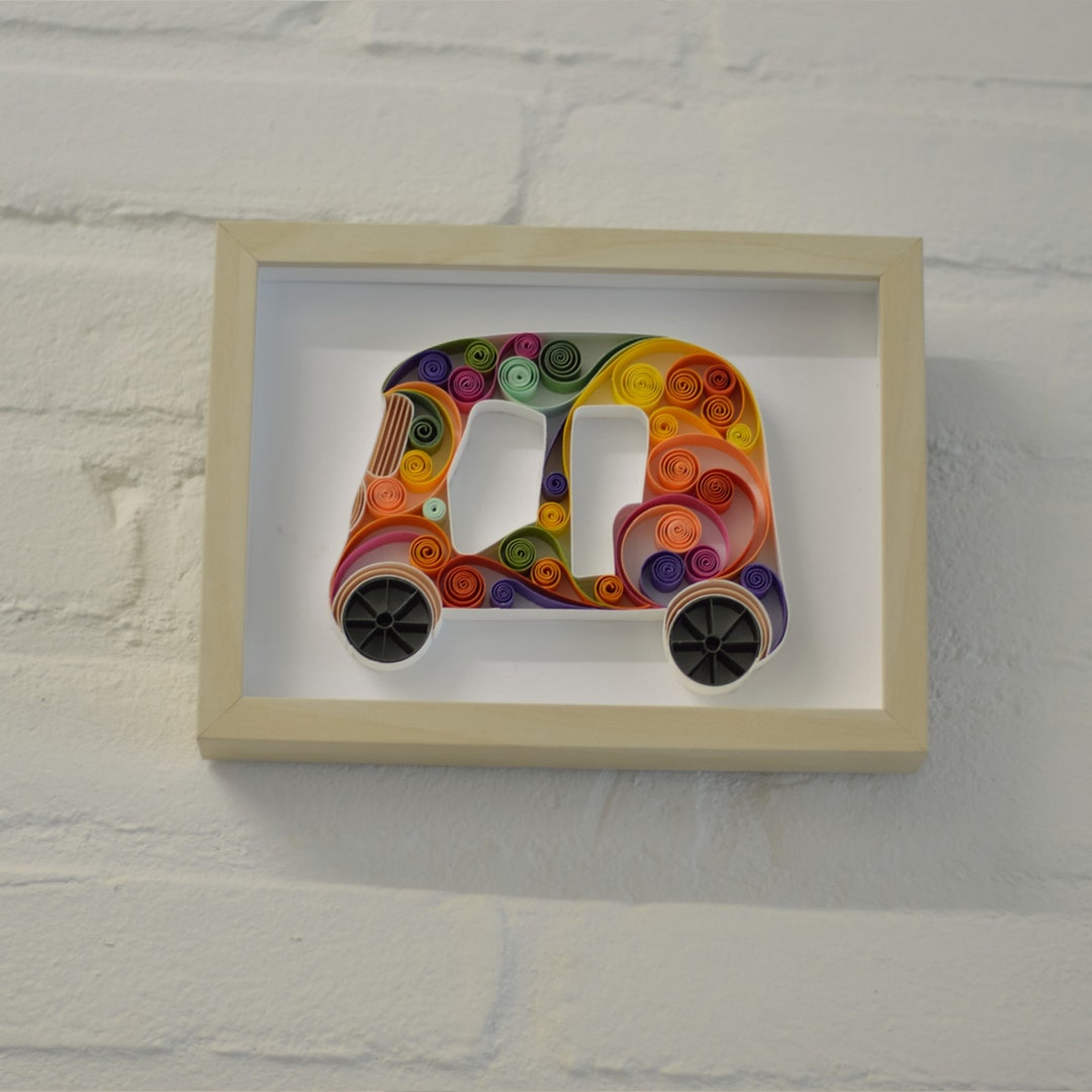 Quilled Bombay Auto Rickshaw | Papercraft - Wall Art for Friends ...