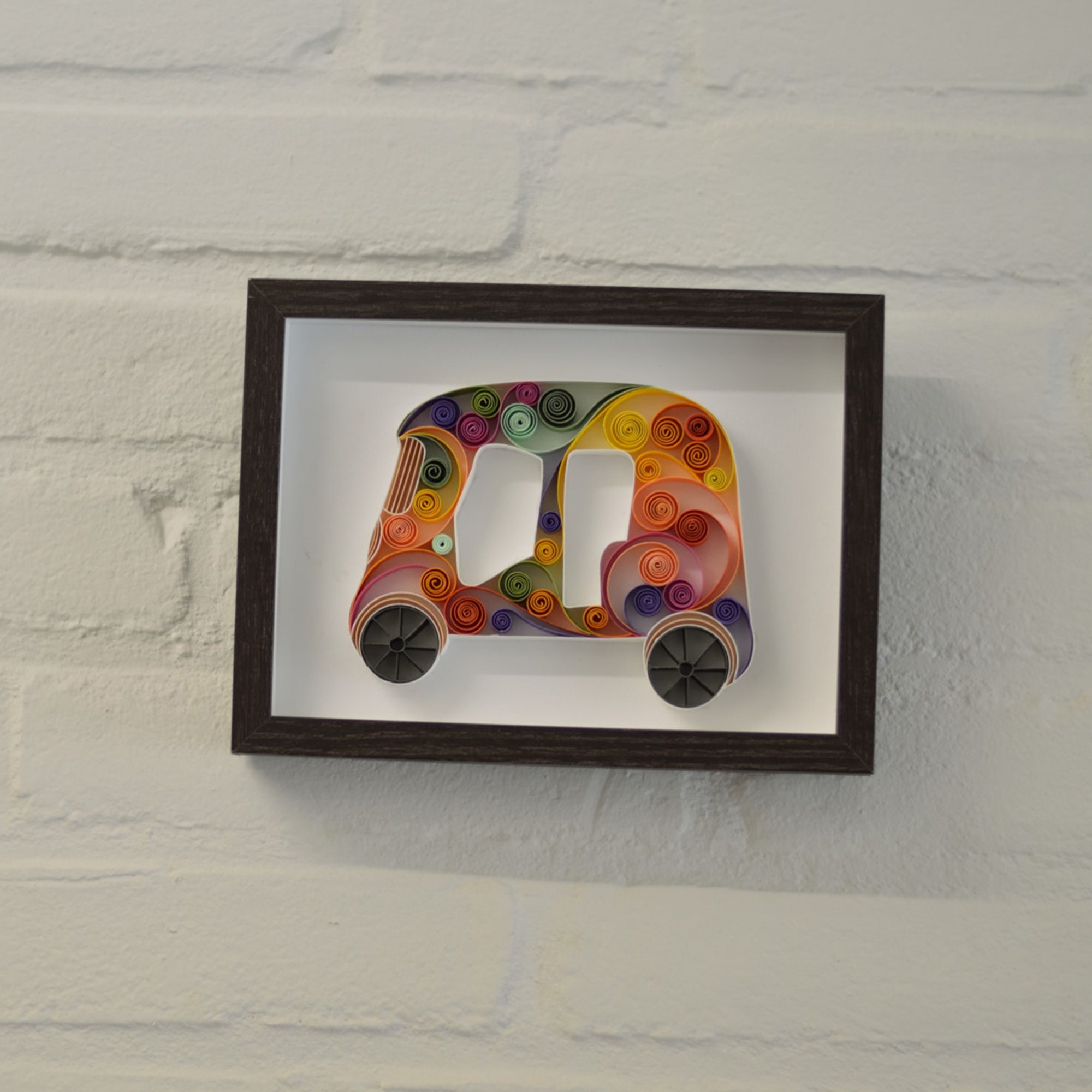 Quilled Bombay Auto Rickshaw | Papercraft - Wall Art for Friends ...