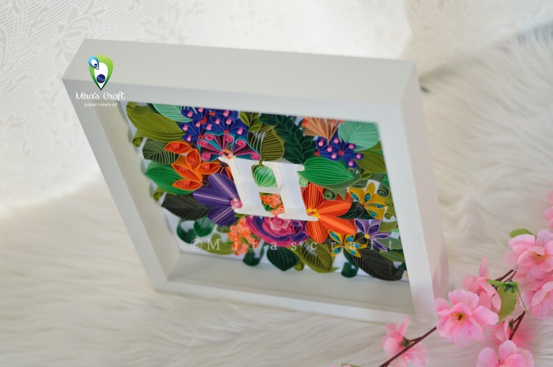 Quilling Personalized H Letters A to Z wall Decalhome - Etsy