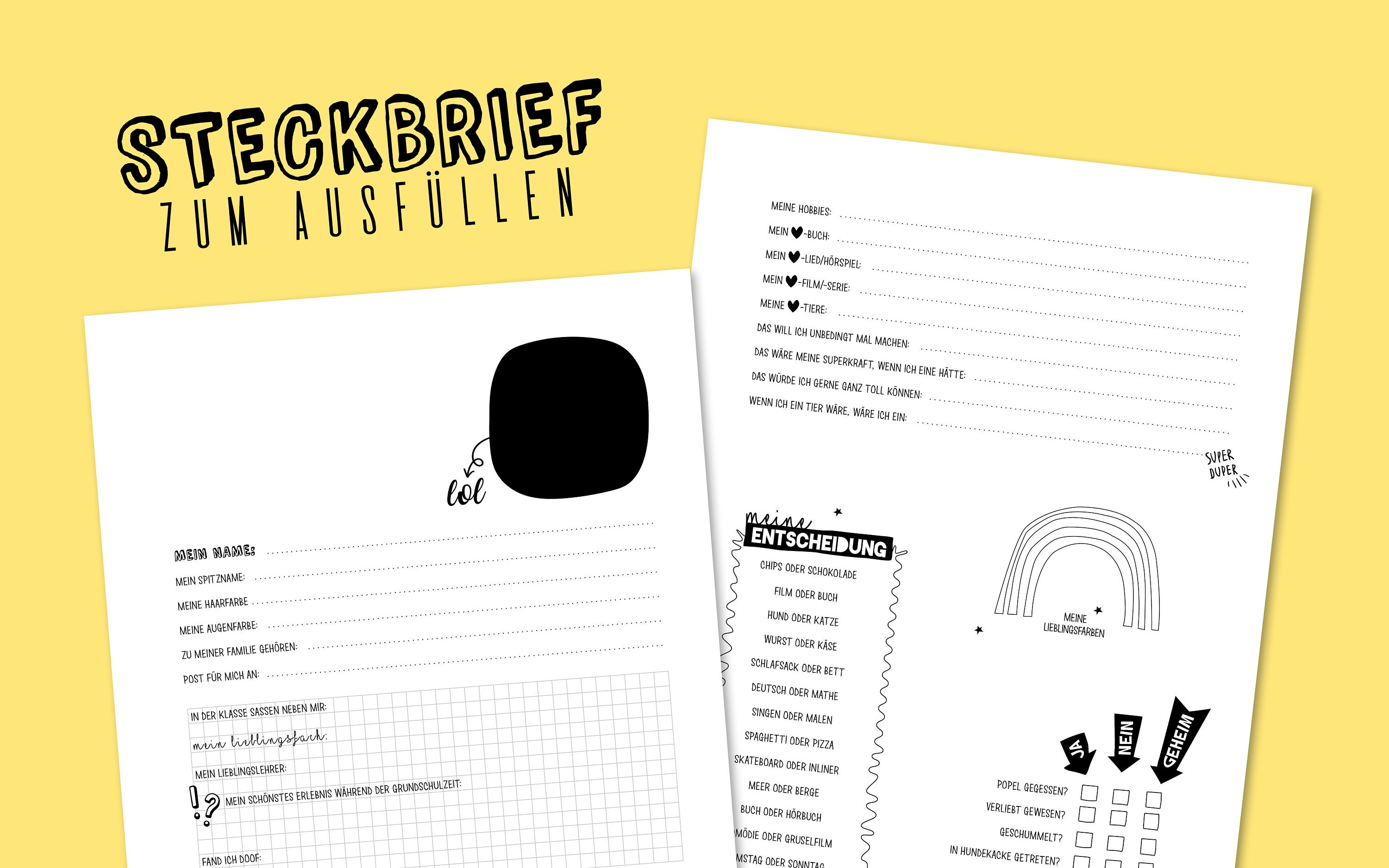 Farewell Booklet for School as a PDF to Print Out - Etsy