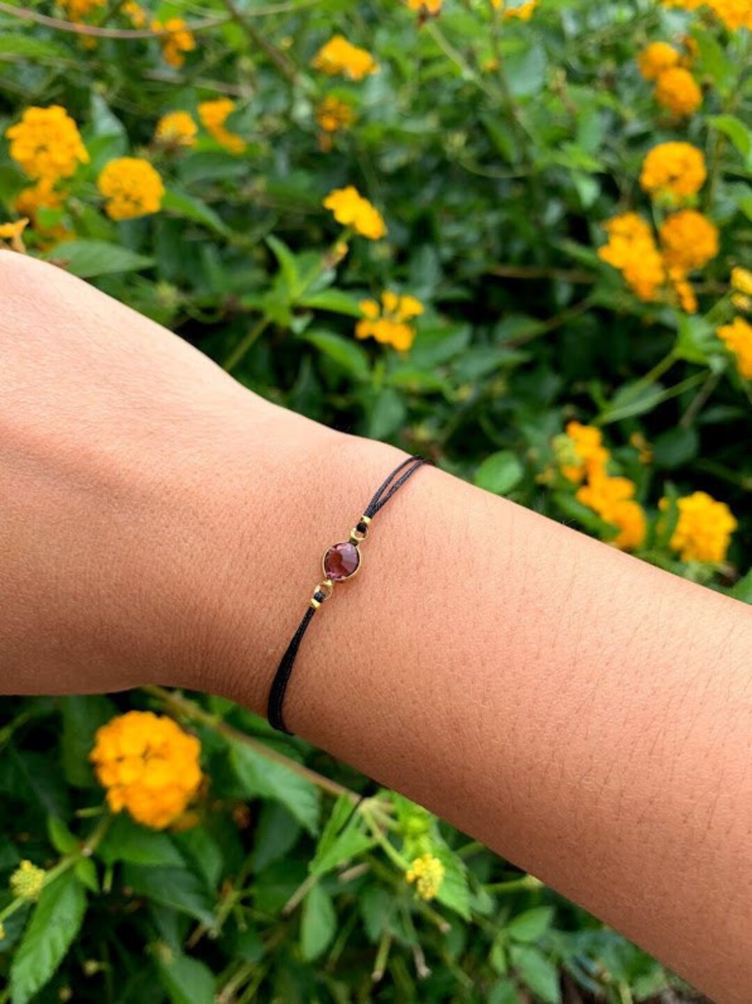 February Birthstone Bracelet | Amethyst Gemstone Bracelet | Birthday ...