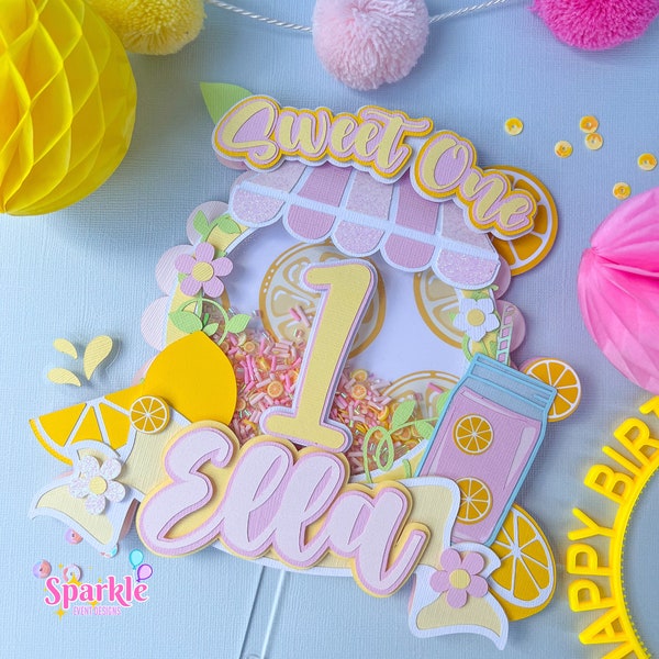 Lemon Cake Topper - Etsy
