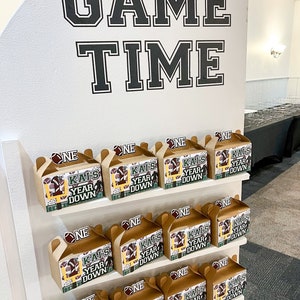First Touchdown Gable Favor Box/ Football/ First Down Theme - Etsy