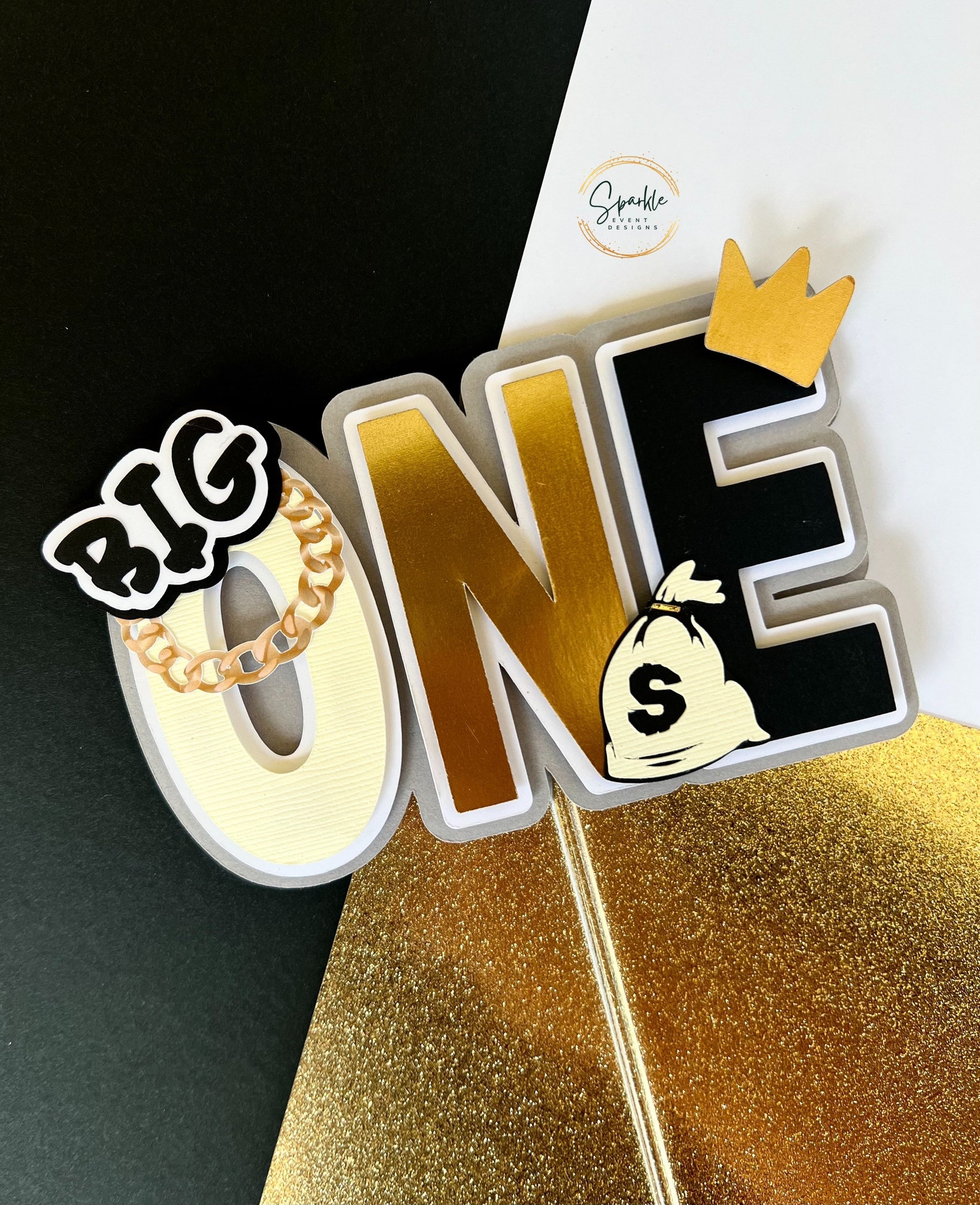 The Notorious One Themed Cake Smash Cake Topper/ the Big One/ - Etsy