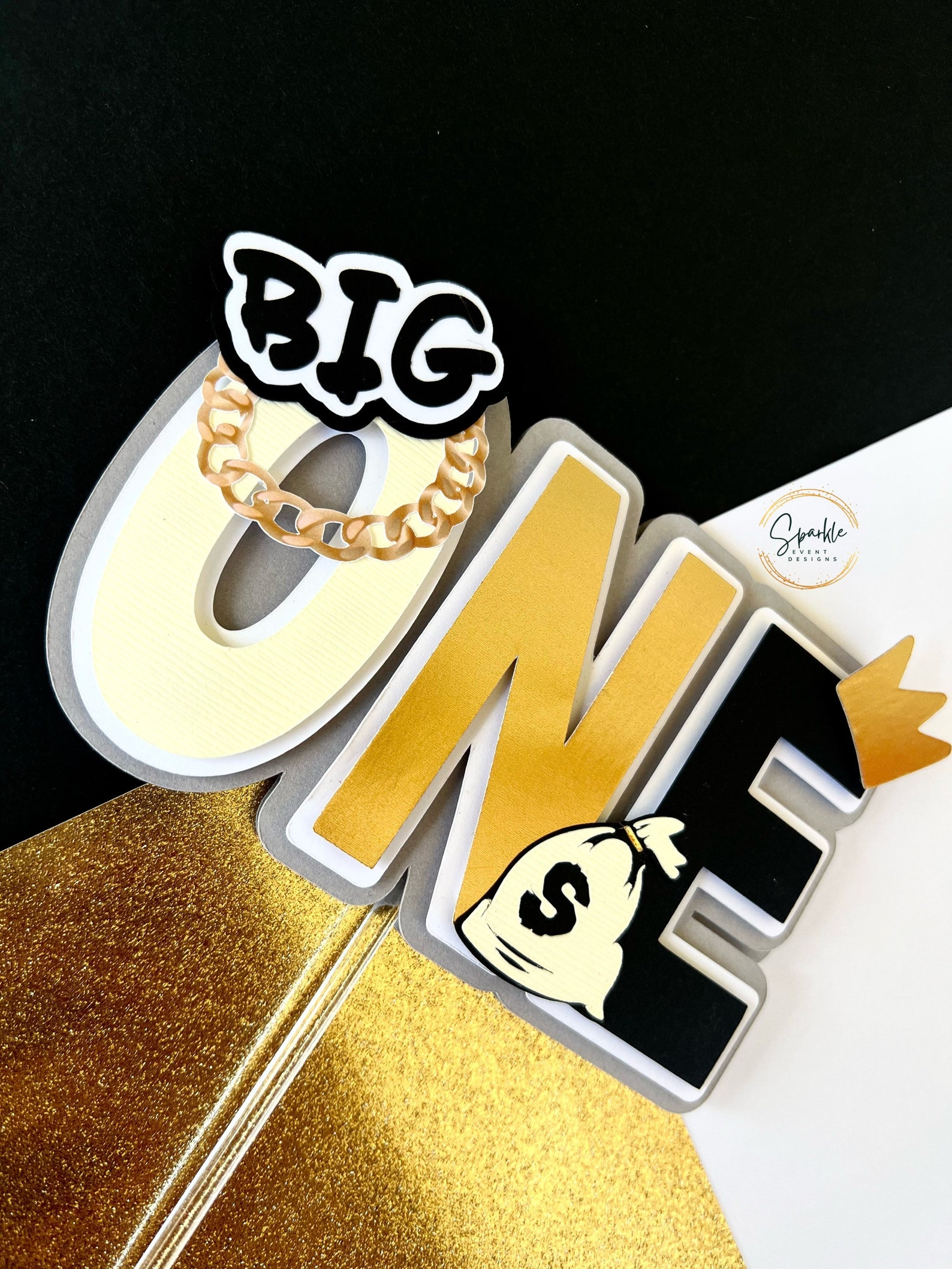 The Notorious One Themed Cake Smash Cake Topper/ the Big One/ - Etsy