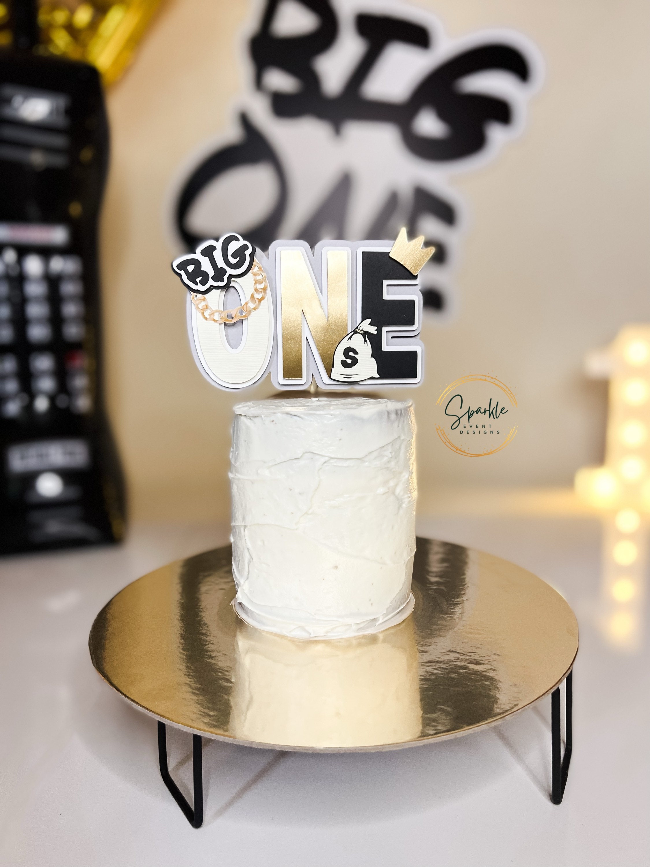 The Notorious One Themed Cake Smash Cake Topper/ the Big One/ 90s ...
