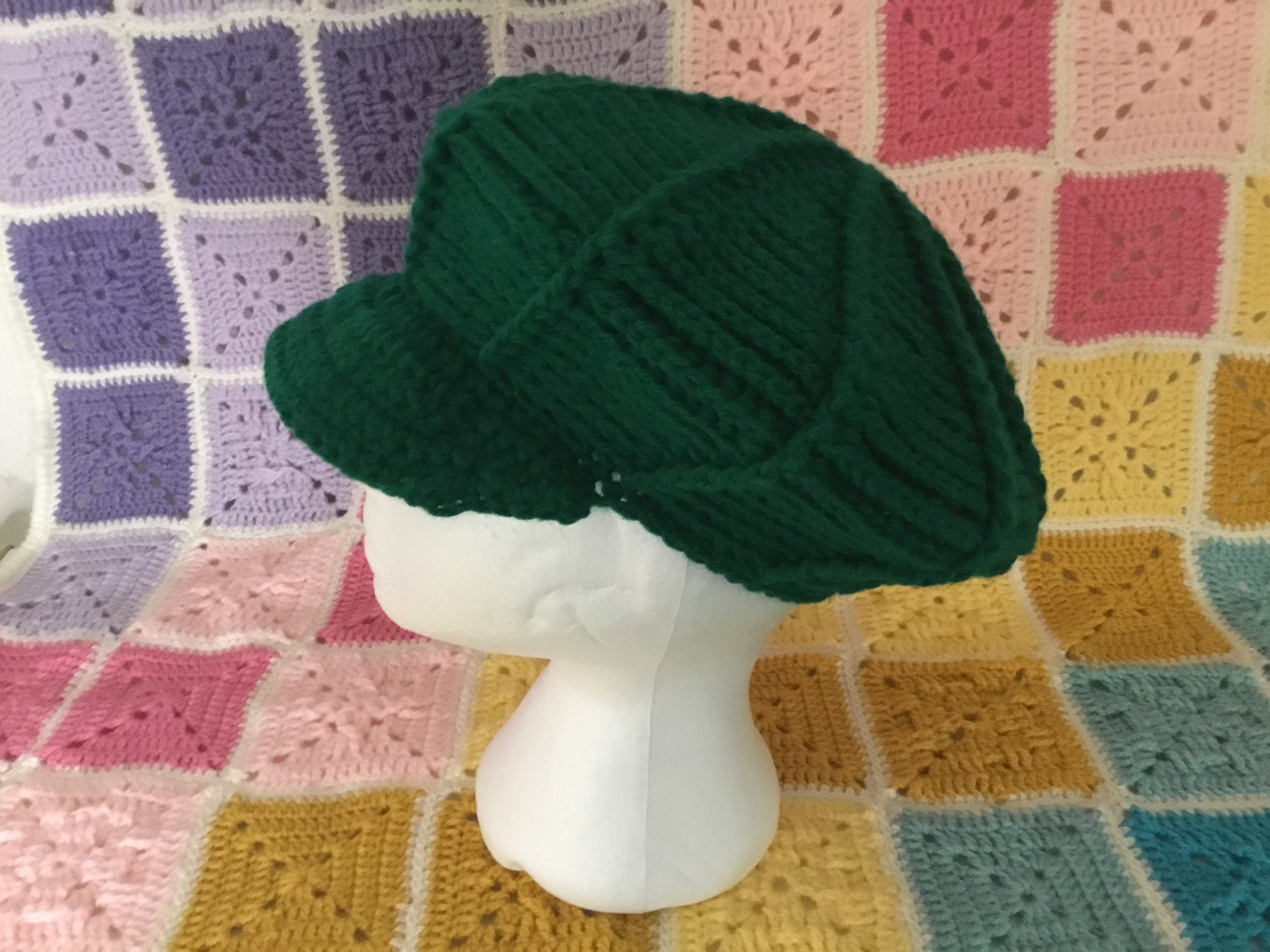 Bibbed Crochet Hat - Etsy