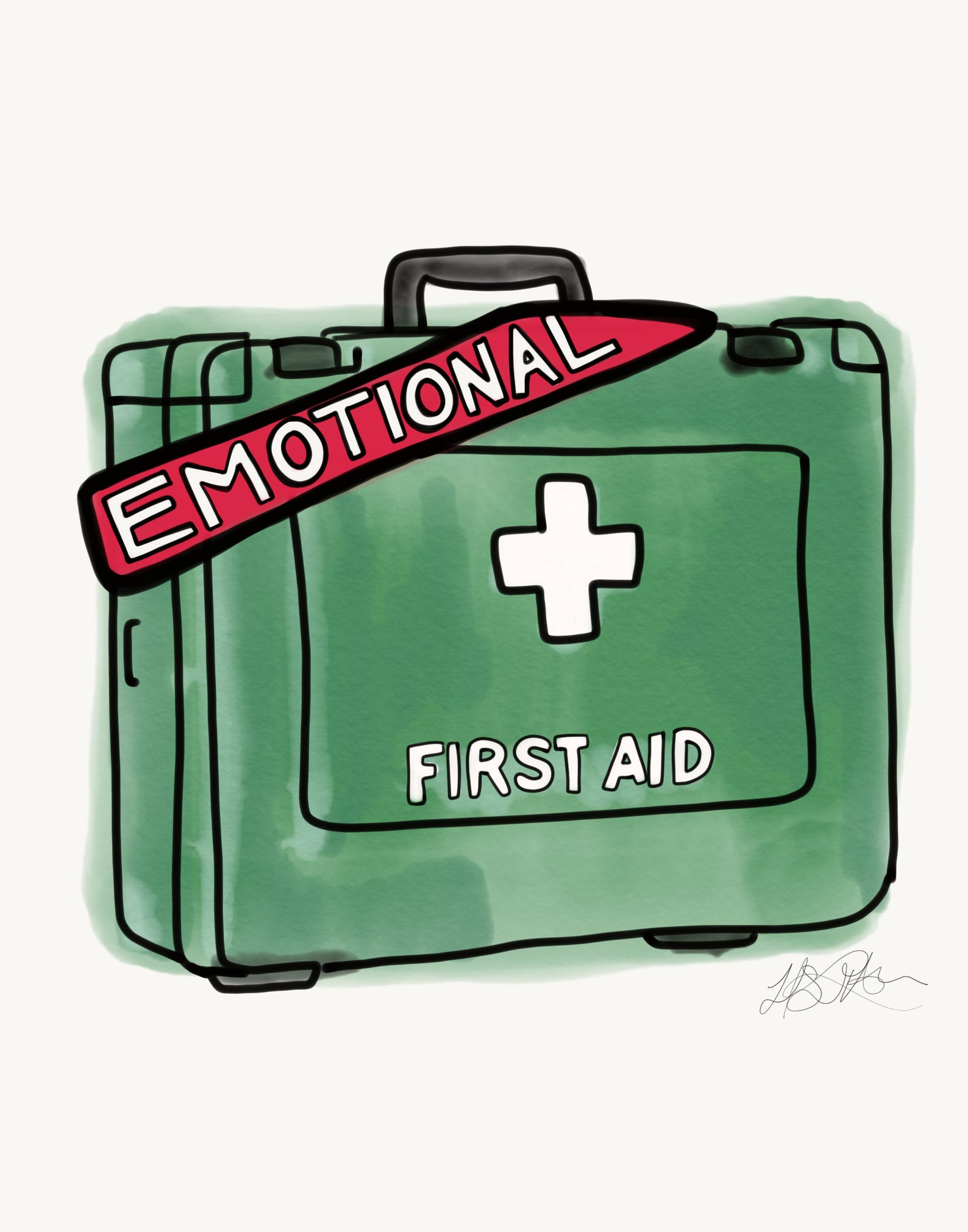 Mental Health Awareness 'Emotional First Aid Kit' | Etsy