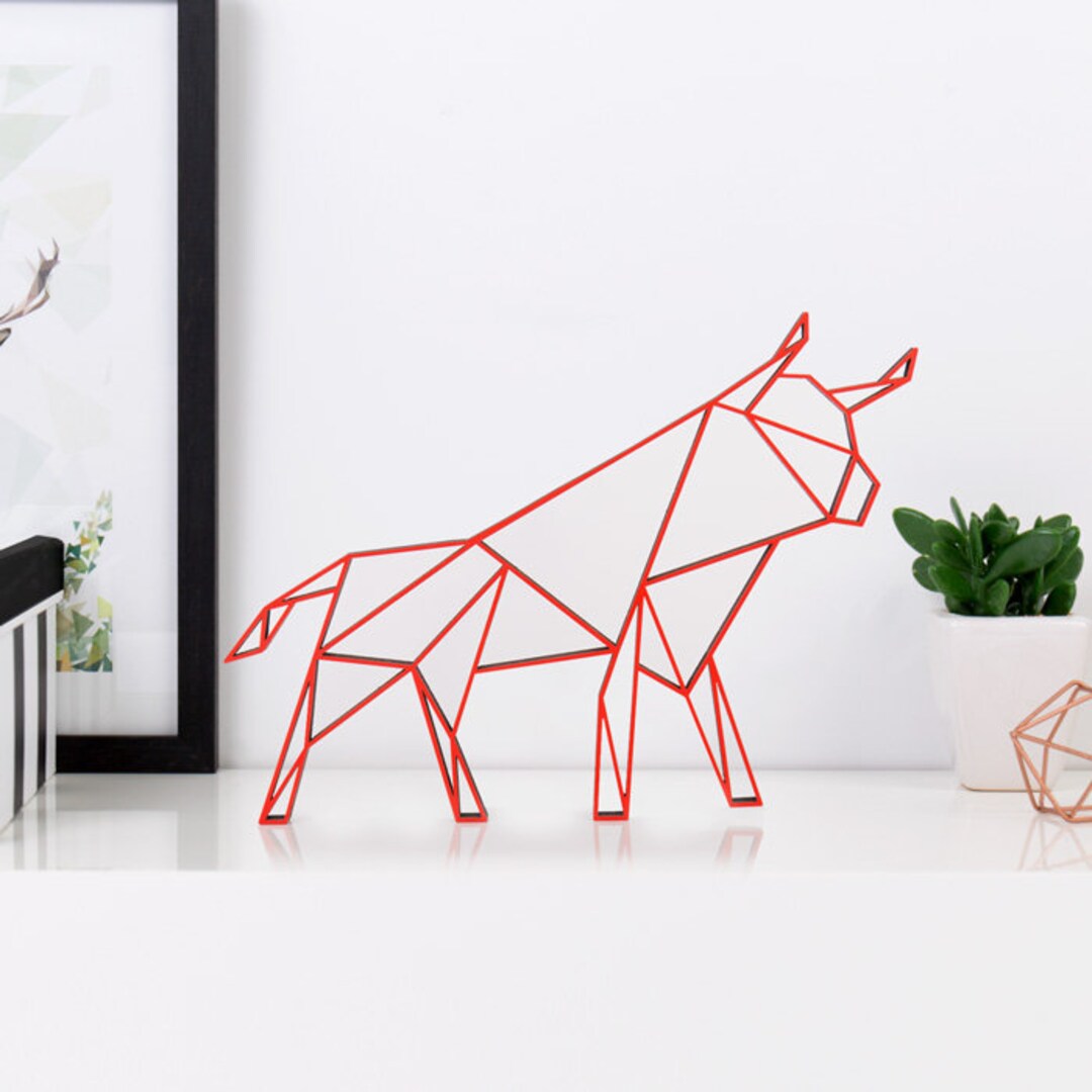 KLEINLAUT ORIGAMI 3D Motif zodiac Taurus 100% Made in Germany - Etsy