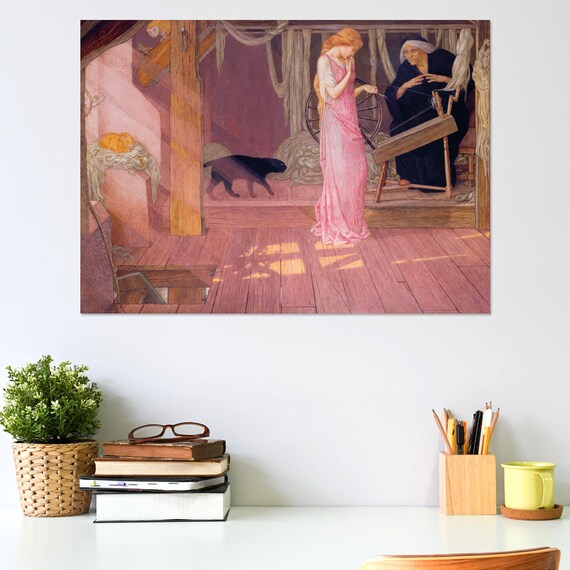 JUNIWORDS Artist Poster John Dickson Batten: Sleeping | Etsy