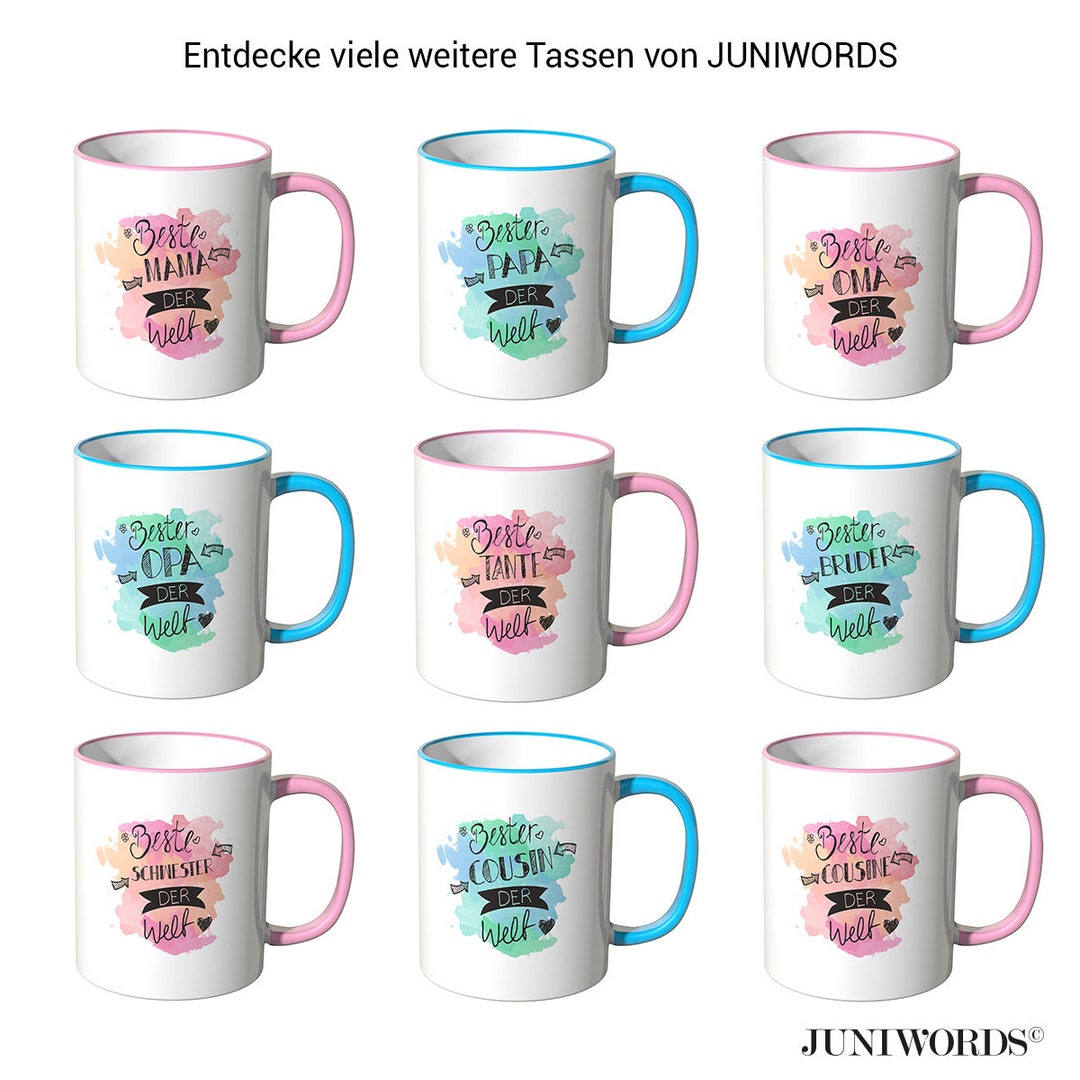 Wandking's Cup Saying best/er .... Der Welt - Etsy