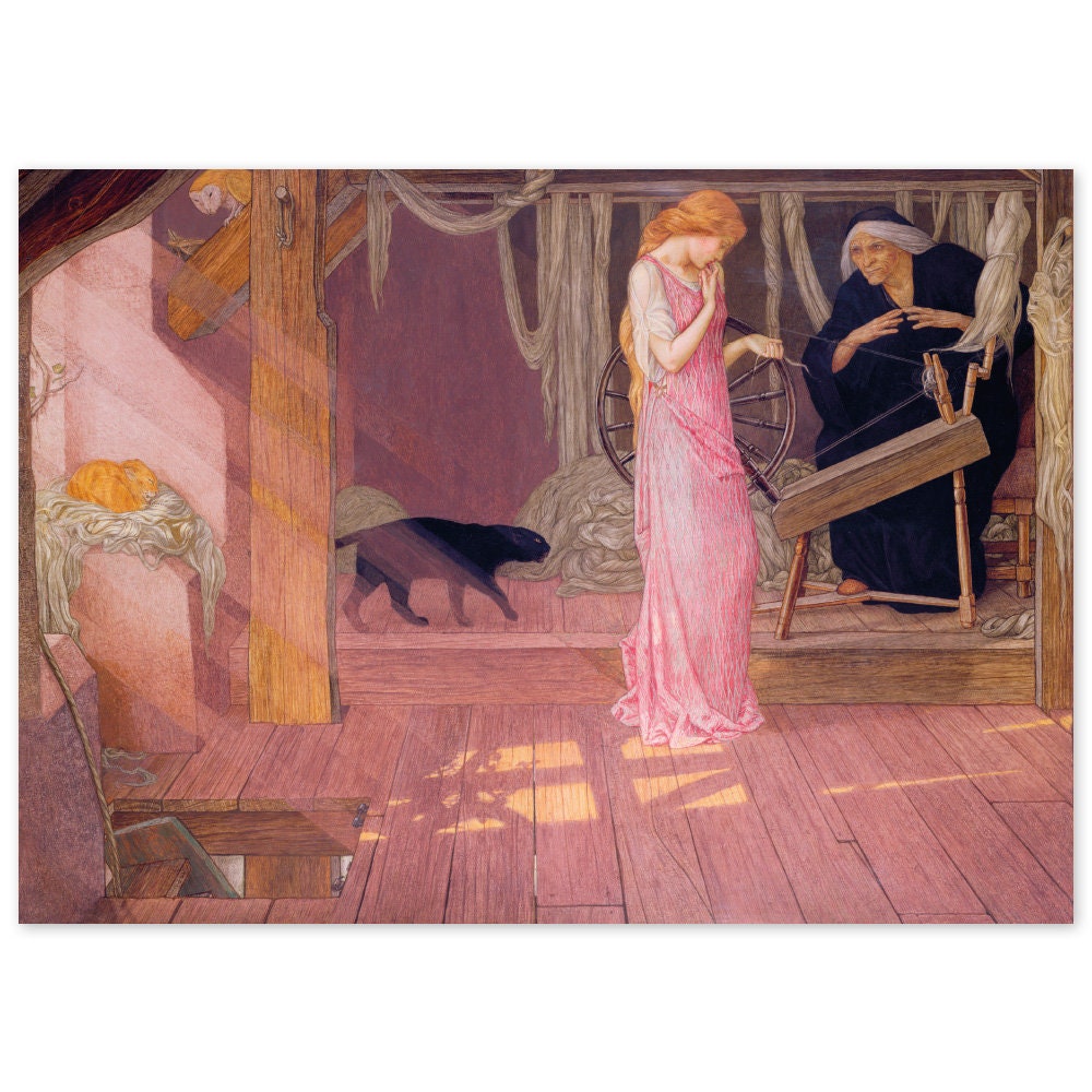 JUNIWORDS Artist Poster john Dickson Batten: Sleeping - Etsy UK