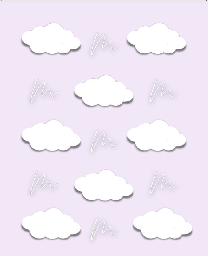Pink Alphabet Cloud Download | Alphabet Cloud Download | Letters of the ...