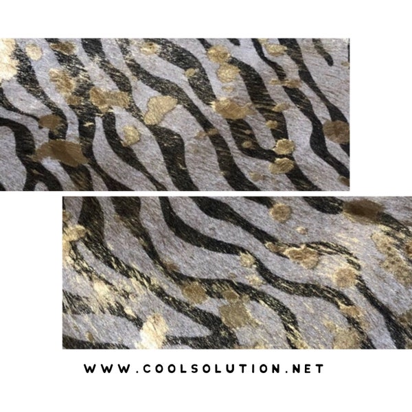 Zebra Print Leather - Etsy