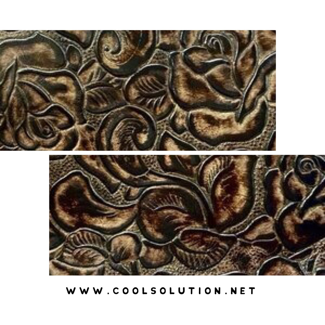 Embossed Leather Roses Montreal Custom Cuts 8x8 10x12 - Etsy