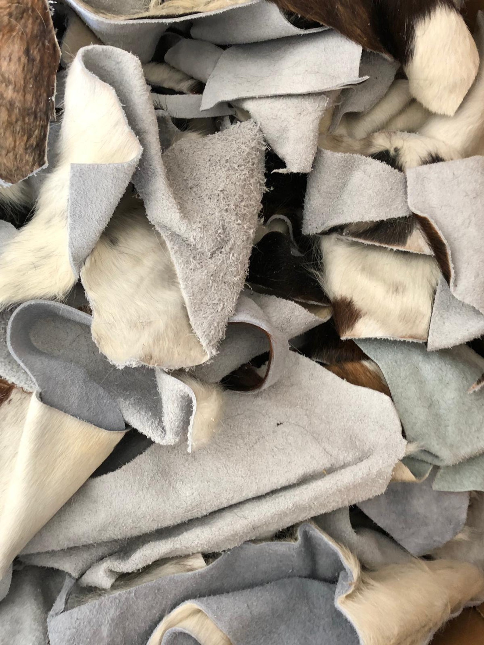 Cowhide Scrap Pieces Genuine Leather 2 Lb Small Pieces - Etsy