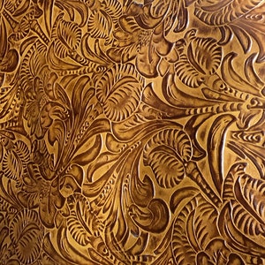 Embossed Leather Floral Saddle, Custom Cuts, Leatherworking, Leather ...