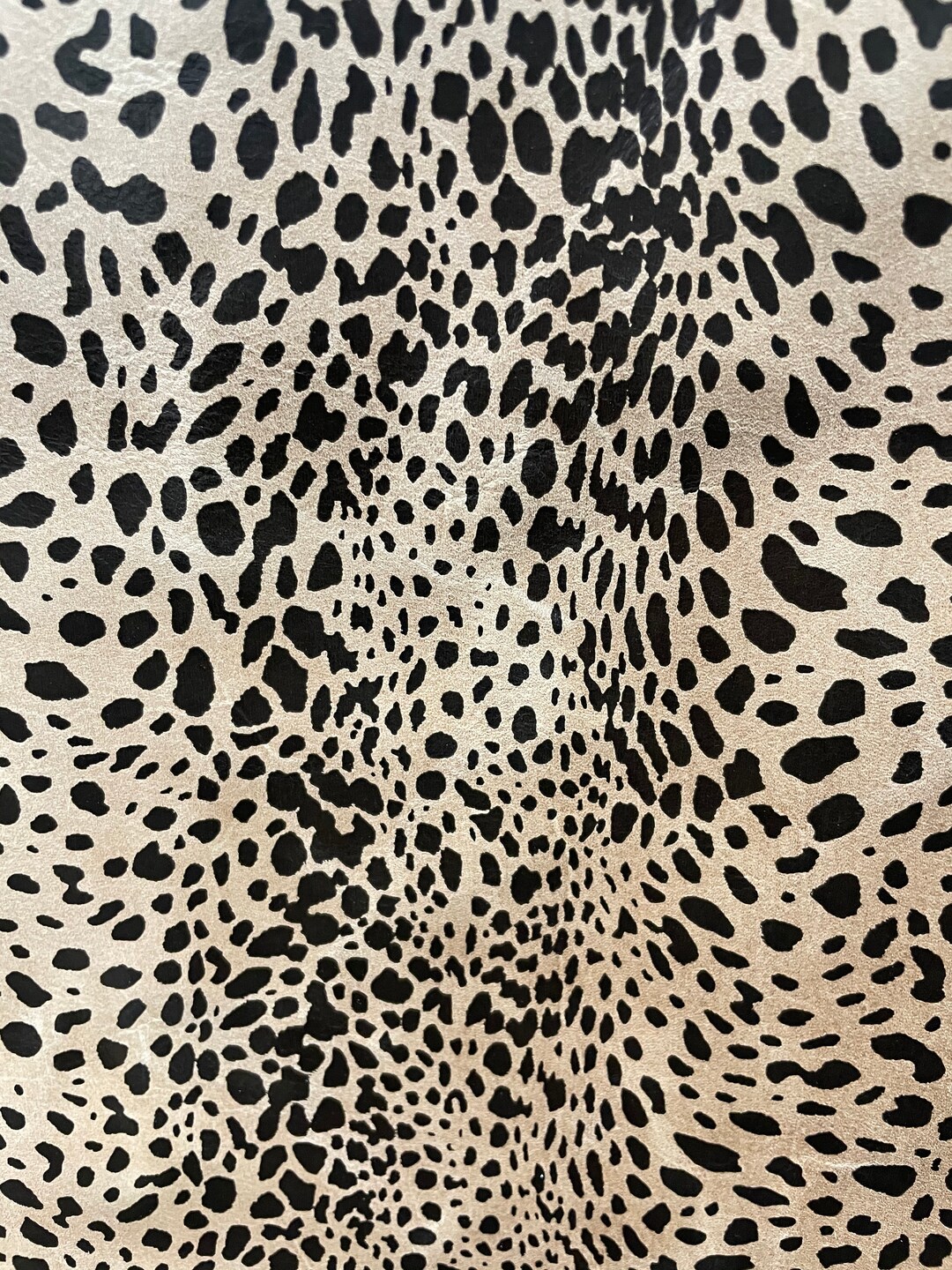 Cheetah Tan Printed Leather - Cut to Size - Cowhide Leather for Bags ...