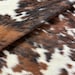 Tricolor Cowhide PRE CUT Pieces, Hair on Hide Cowhide Leather, Custom ...