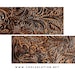 Leather Sheets Embossed Leather Aztec Turquoise Copper, Custom Cuts ...