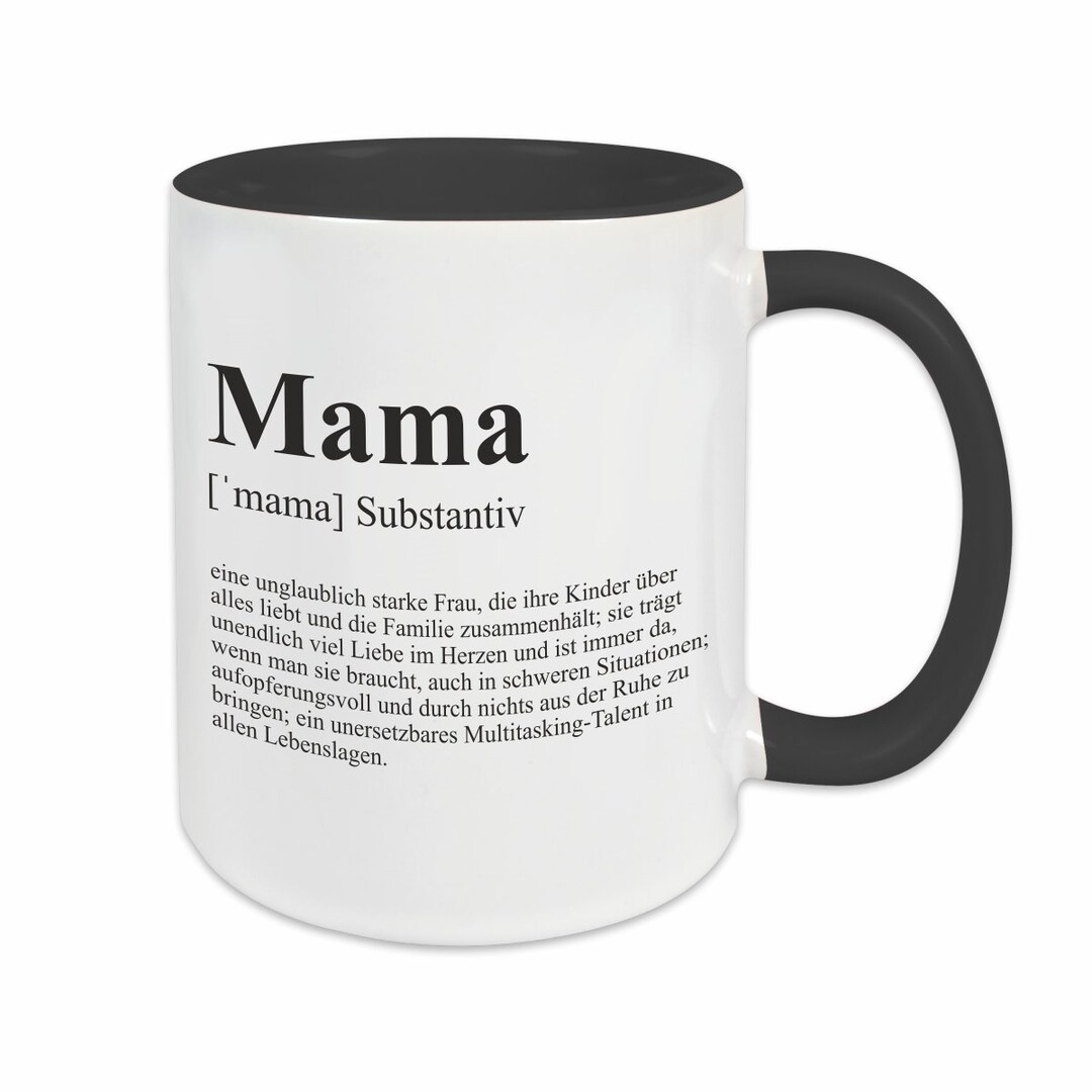 Tasse MAMA Mutter Definition Muttertag Geschenk Spruch Kaffeetasse ...