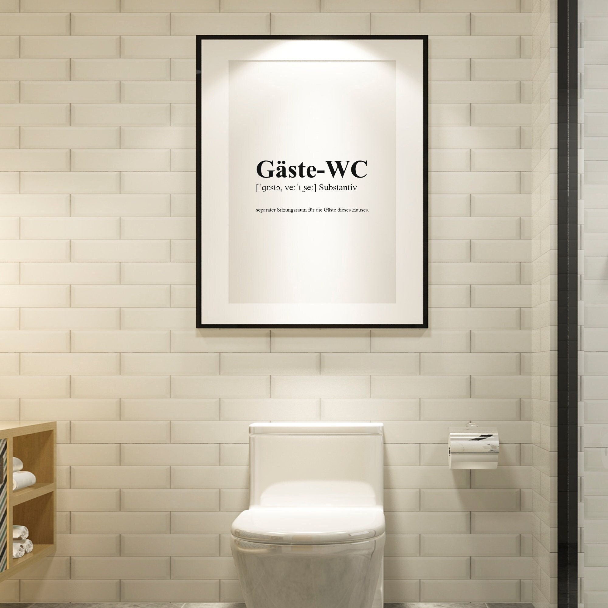 Poster G STE WC Definition Toilette Bad Badezimmer Etsy Poster G STE WC Definition Toilette Bad Badezimmer Etsy