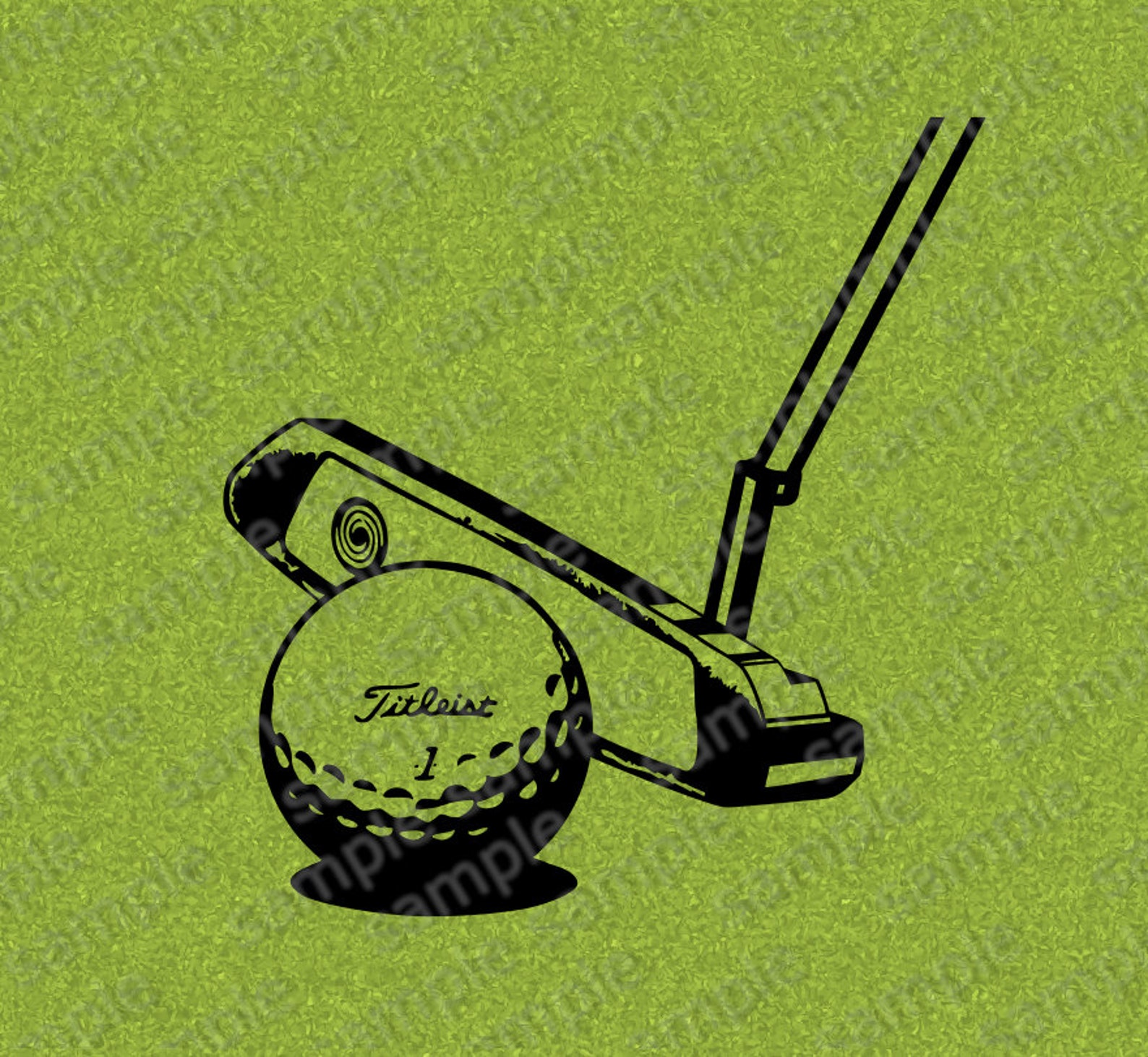 Golf Club Ball 18th Hole Flag Png & Svg Digital Files - Etsy