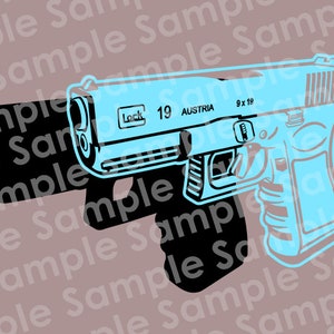 Highly Detailed Gun, Digital Svg Design,diy Cricut or Silhouette ...